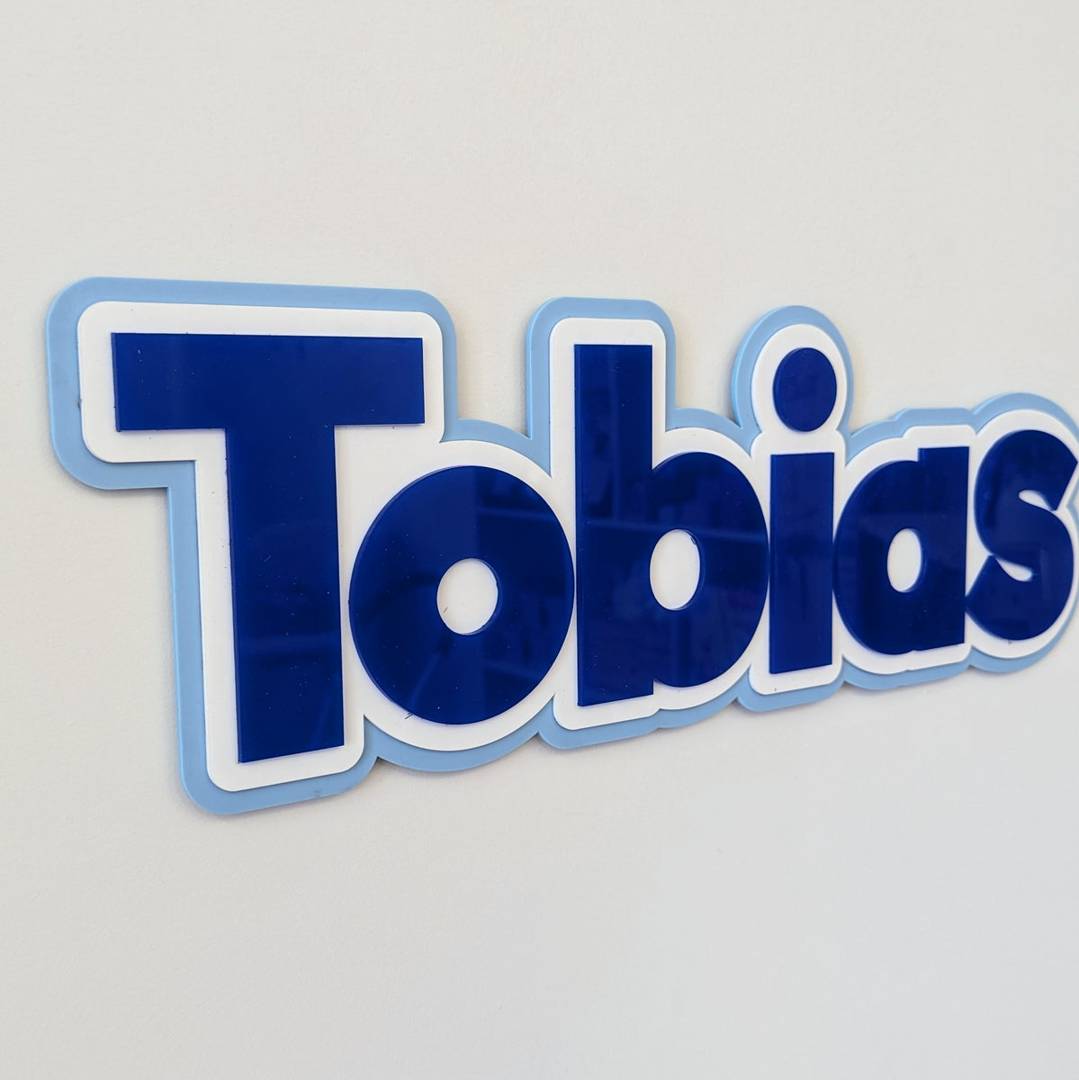 3D Name Sign - 3 Layer | My Family Rulers