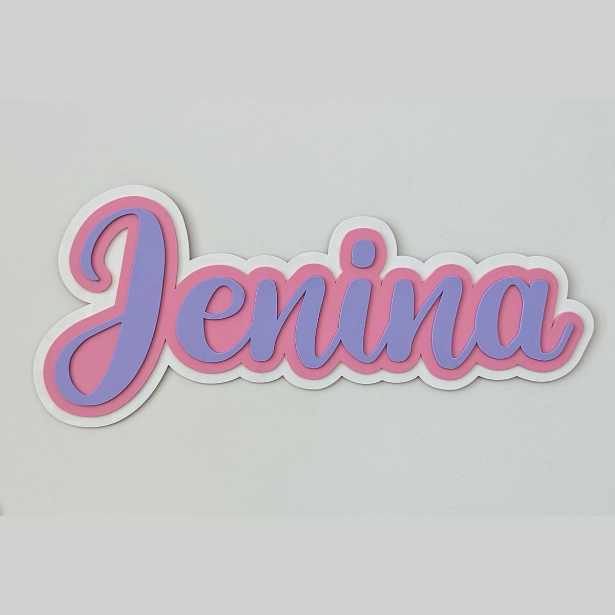3D Name Sign - 3 Layers | My Family Rulers