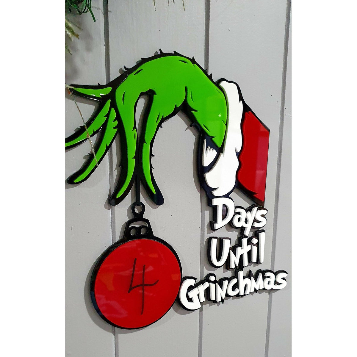Hand Holding Bauble Sign - Christmas Countdown | My Family Rulers