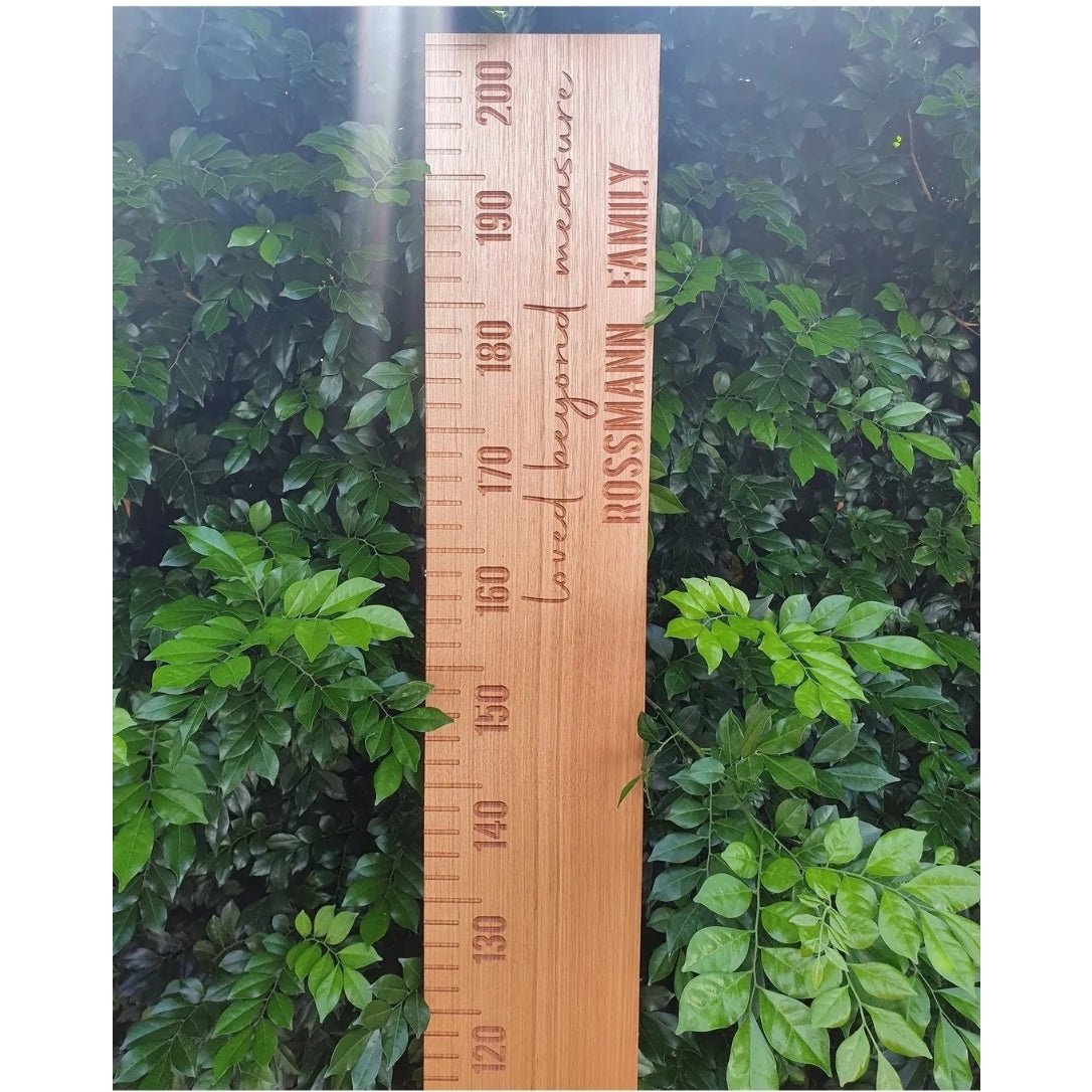 Premium Tasmanian Oak Engraved Wooden Ruler – My Family Rulers